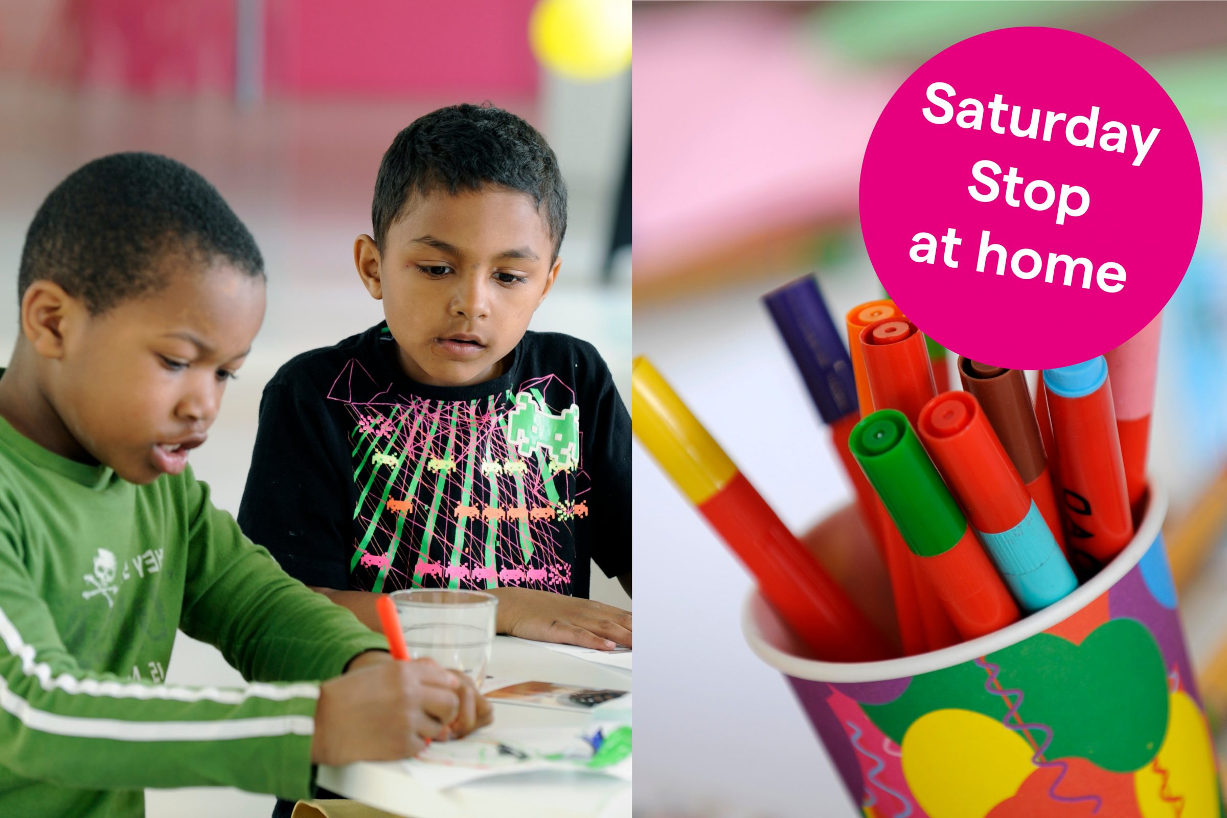 Saturday Stop at Home: free family activities - Impressions